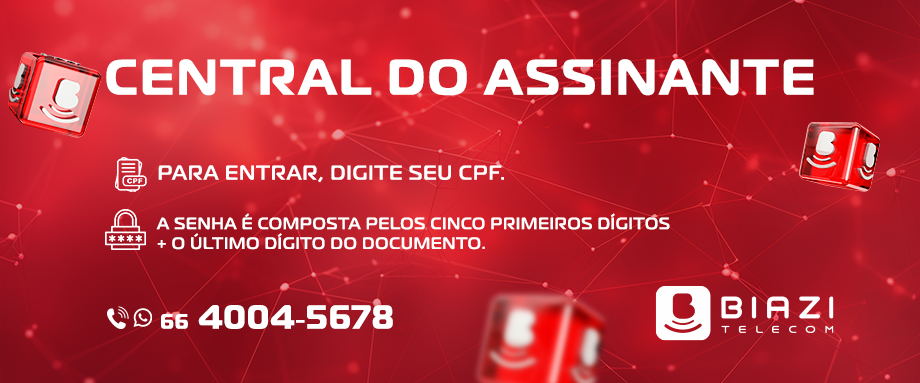 Esqueci minha senha | Central do Assinante